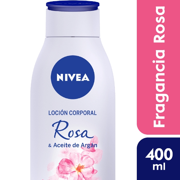 CREMA CORPORAL NIVEA BODY ESSENCIA ROSA ARGAN OIL X 400 ML. | Dino Online