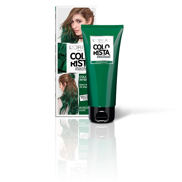 COLORACION COLORISTA WASHOUT GREEN HAIR X UN. | Dino Online